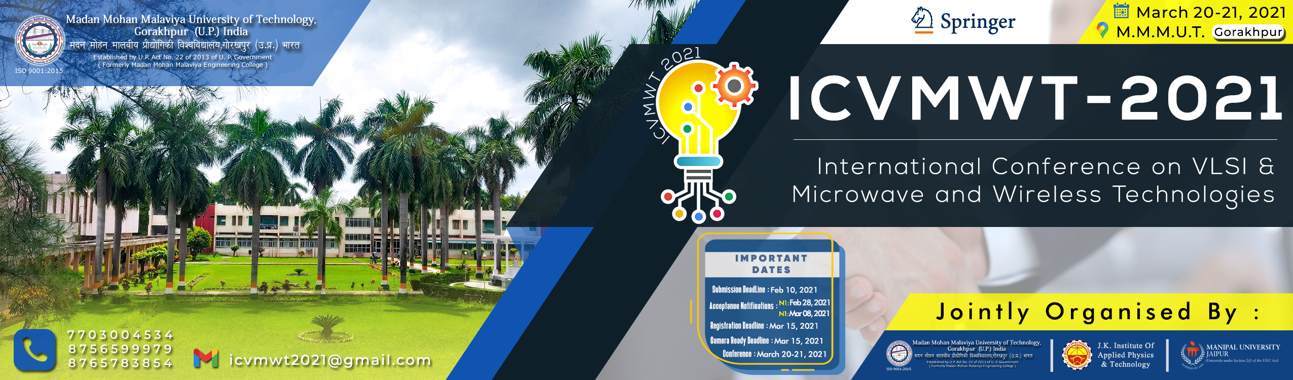 ICVMWT-2021 | MMMUT